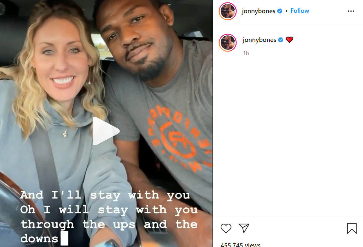 Jon Jones Posts Update On His Relationship With Fiancée Jessie Moses