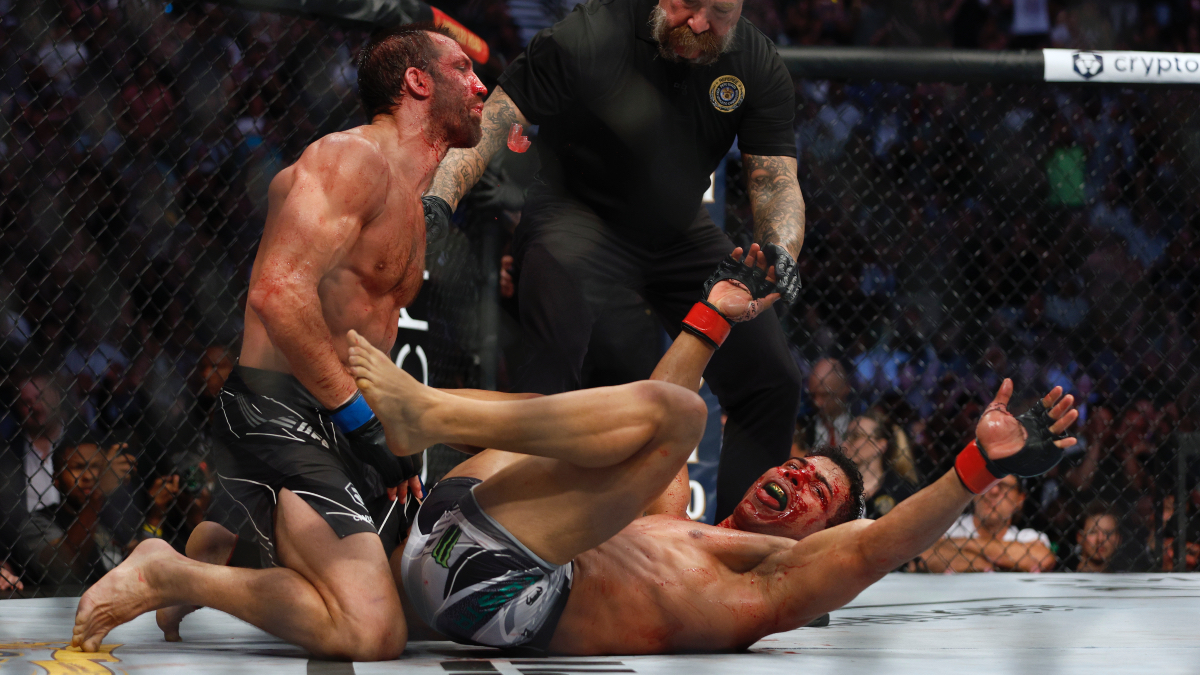 UFC Full Fight: Relive Paulo Costa's Bloody Brawl With Luke Rockhold ...