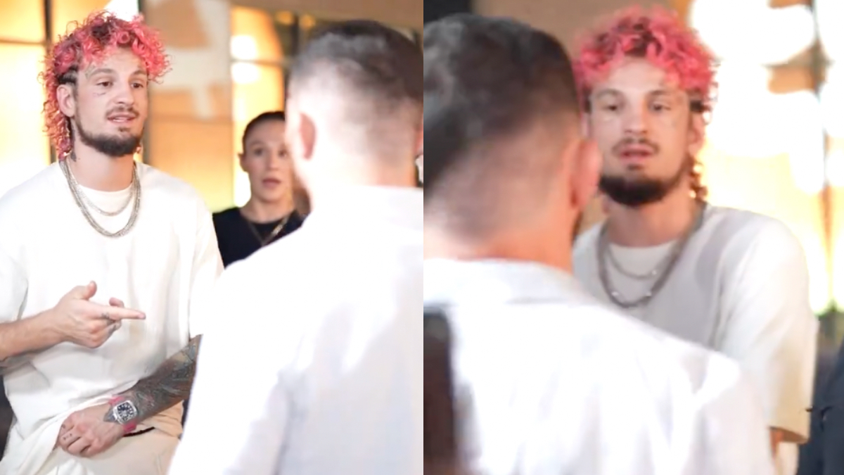 VIDEO: Sean O'Malley & Merab Dvalishvili Go Back & Forth While Face To ...