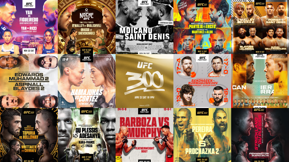 The Good, The Bad, & The Ugly: Ranking Every UFC Poster In 2024 | MMA News