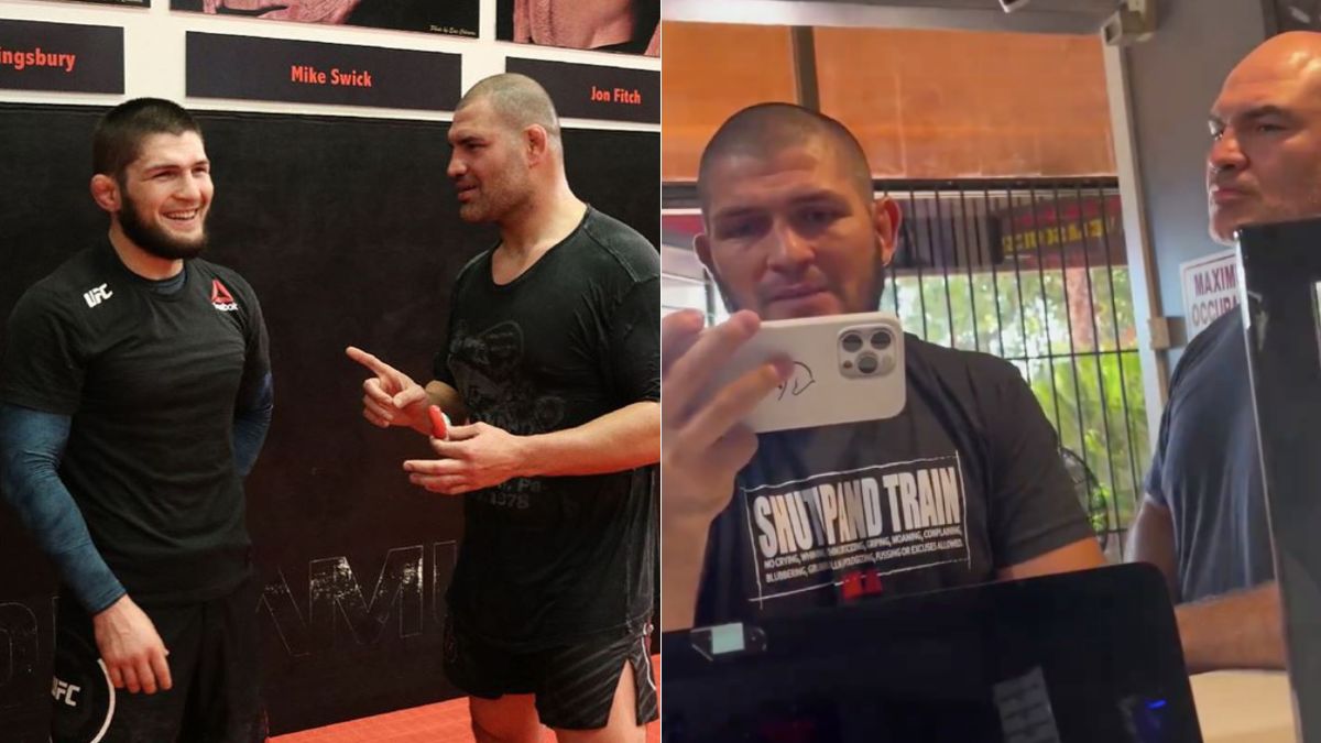 'Cain Looks Like He Was Holding Back Tears' - MMA Fans React To Khabib ...