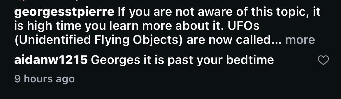 'Georges It Is Past Your Bedtime' - MMA Fans React After St-Pierre ...