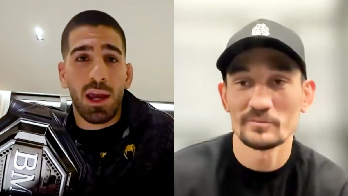 VIDEO: Ilia Topuria & Max Holloway Trade Barbs In Face-To-Face ...