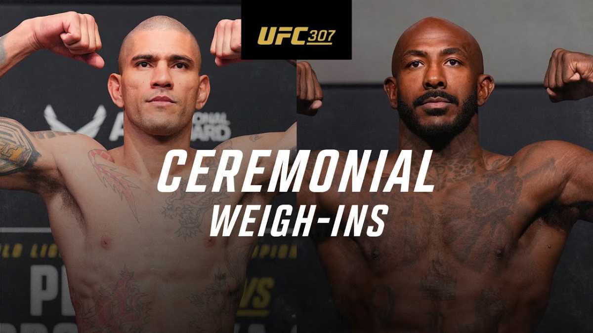 UFC 307: Alex Pereira vs. Khalil Rountree Ceremonial Weigh-In Live Stream