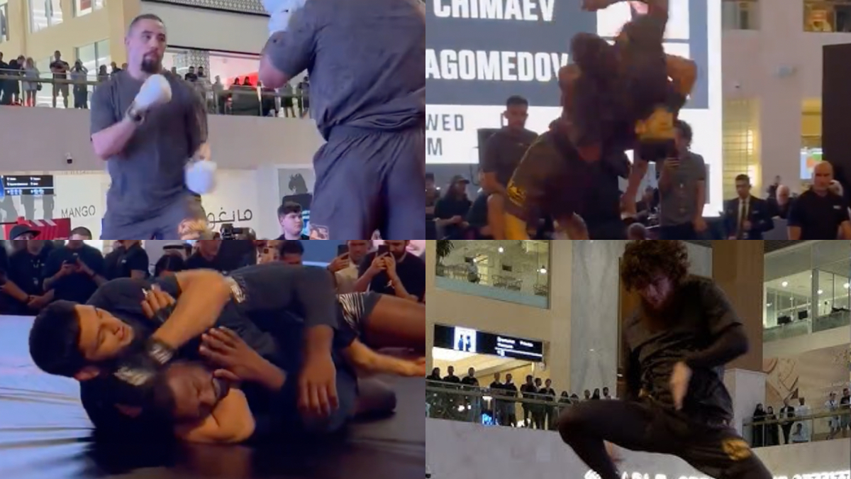 VIDEO: Topuria, Holloway, Chimaev & More Complete Open Workouts Ahead ...