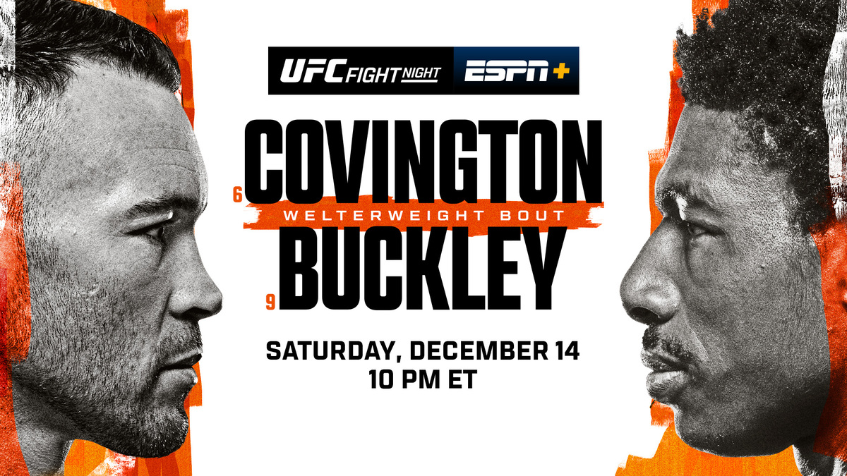 UFC Fight Night Results & Highlights: Buckley TKOs Covington