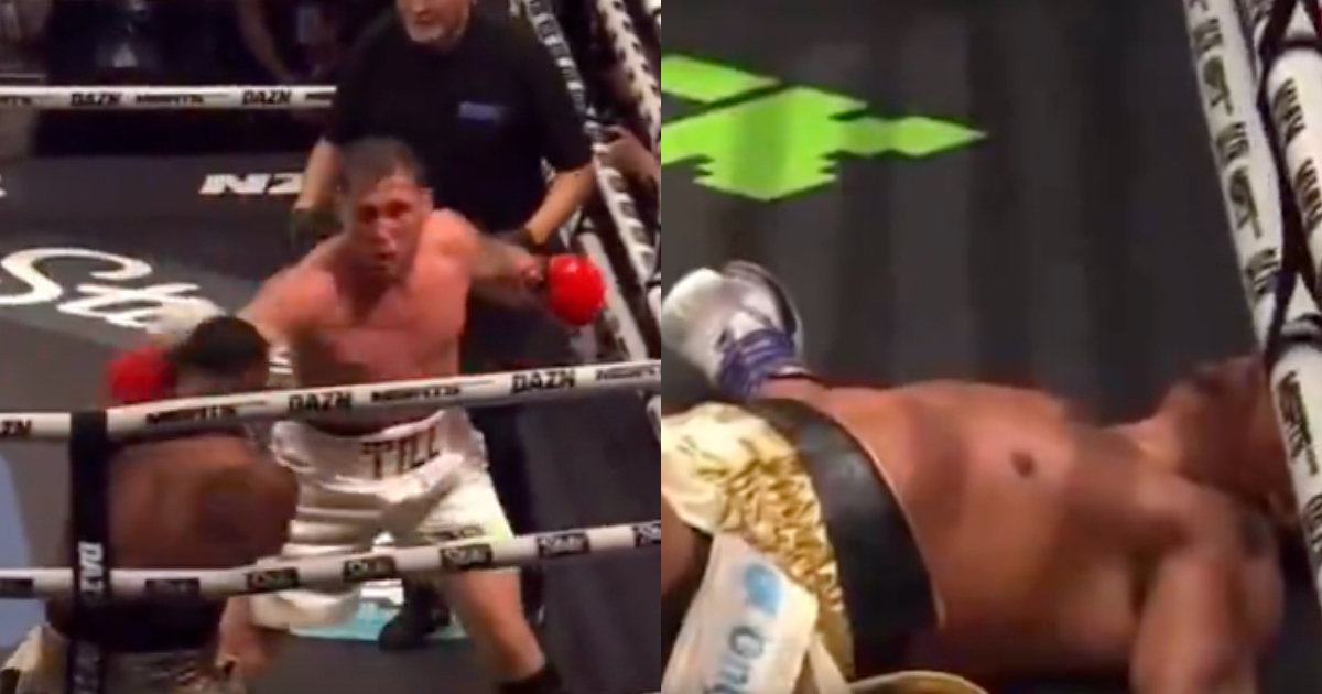 VIDEO: Darren Till Flattens Anthony Taylor In Latest Post-UFC Boxing Match VIDEO: Darren Till Flattens Anthony Taylor In Latest Post-UFC Boxing Match