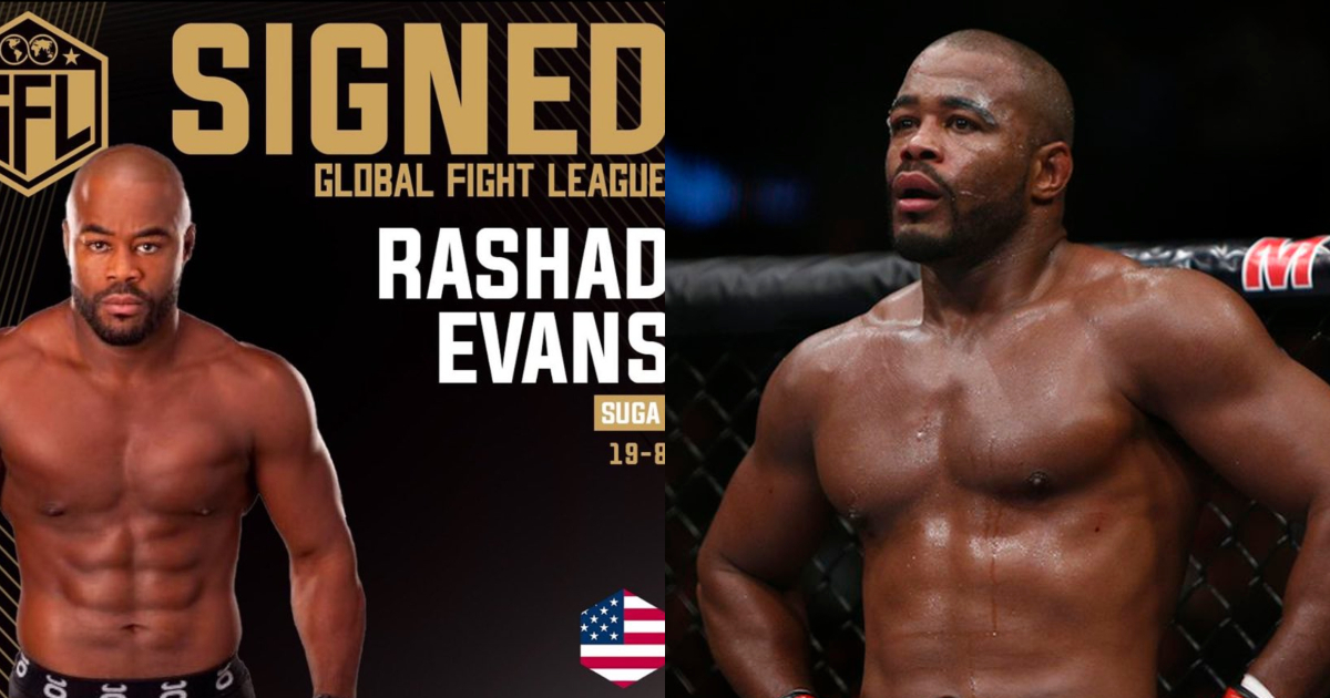 Former UFC Champion Rashad Evans Claims He Was Drafted By The GFL ...