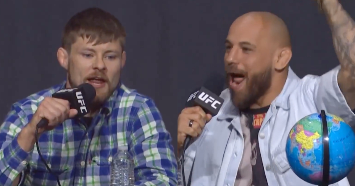 Watch Jean Silva Troll Flat-Earther Bryce Mitchell With Globe At UFC ...