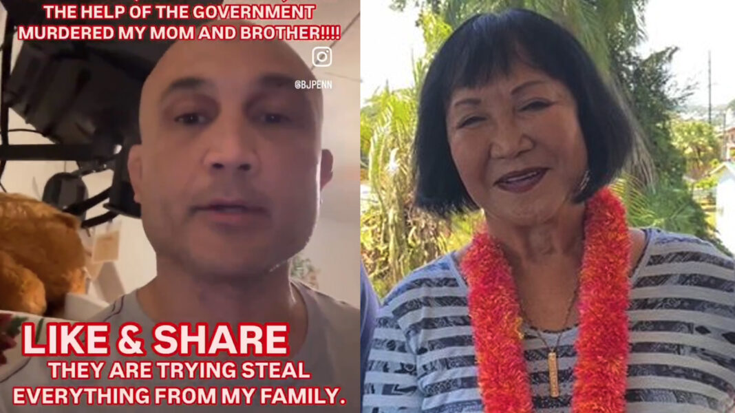 BJ Penn Video Alleging Government Killed His Mother Alarms MMA Fans