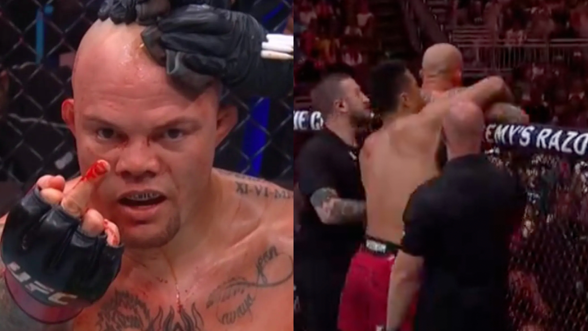 Anthony Smith Explains Angry Gesture At Fan After Dominant Loss In UFC ...