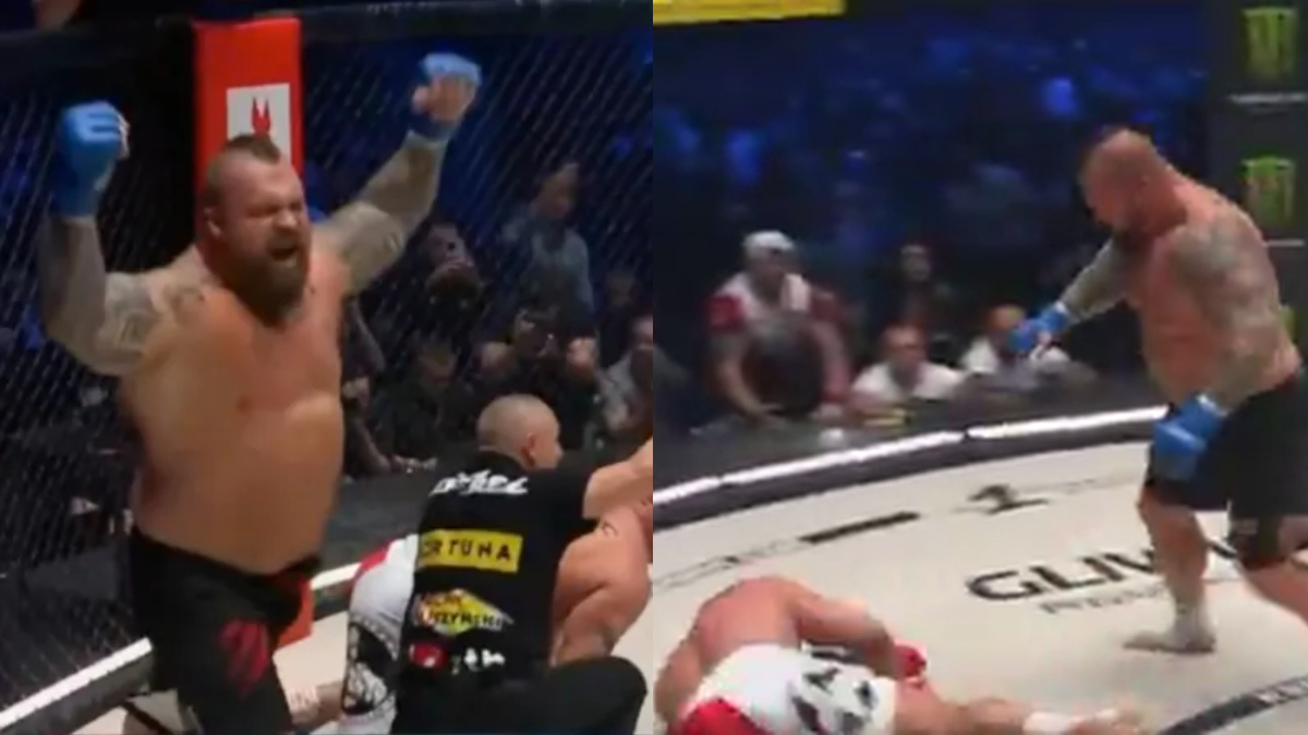 'NGANNOU VS. HALL WHEN' - Fans React As Eddie Hall Shockingly Upsets 28 ...