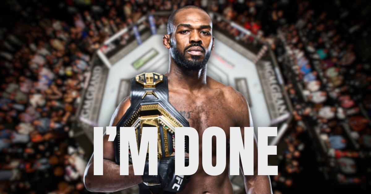 Jon Jones Drops Bombshell: UFC Champion Says He’s “Done” With Fighting