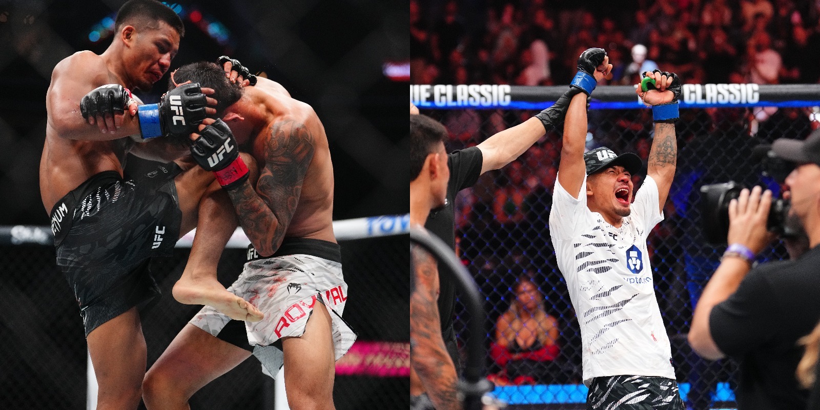 'High Level Fighting' - Fighters & Fans React To Joshua Van Dropping ...