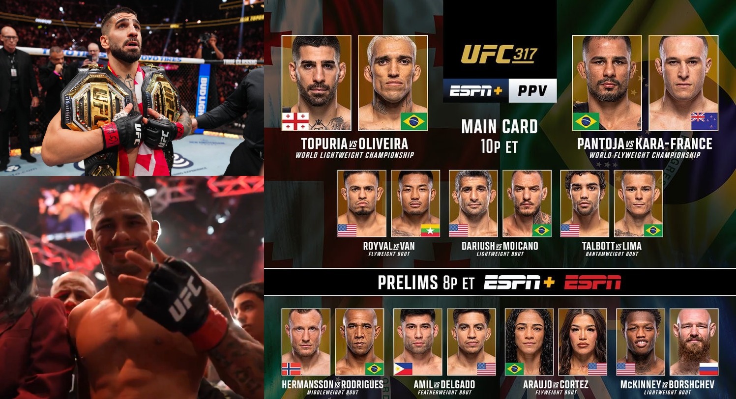 6 Hits & 2 Misses From UFC 317: Ilia Topuria vs. Charles Oliveira