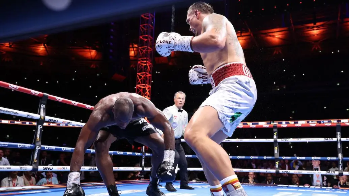 Oleksandr Usyk Makes History Again With Round 5 KO Of Daniel Dubois To ...