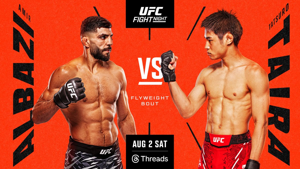 UFC Vegas 108 Main Event Between Amir Albazi And Tatsuro Taira ...