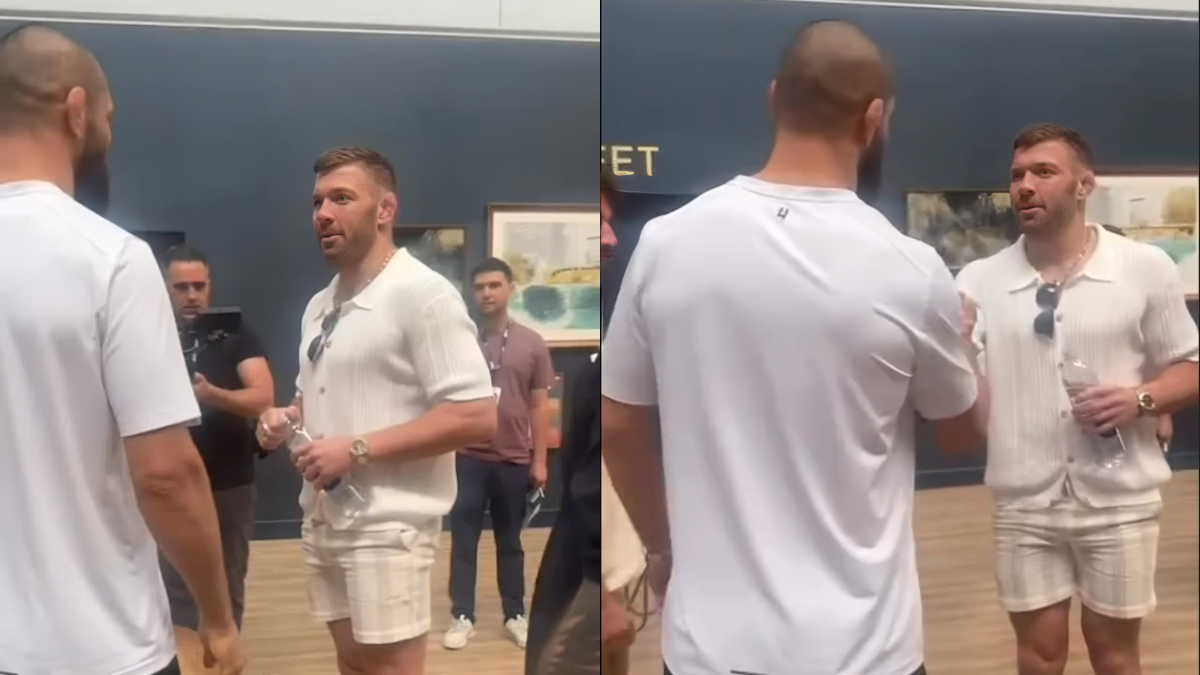VIDEO: Dricus Du Plessis And Khamzat Chimaev Display Mutual Respect ...