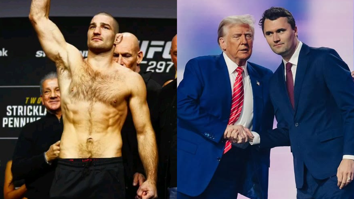 Sean Strickland Reacts To Conservative Activist Charlie Kirk Being Shot ...