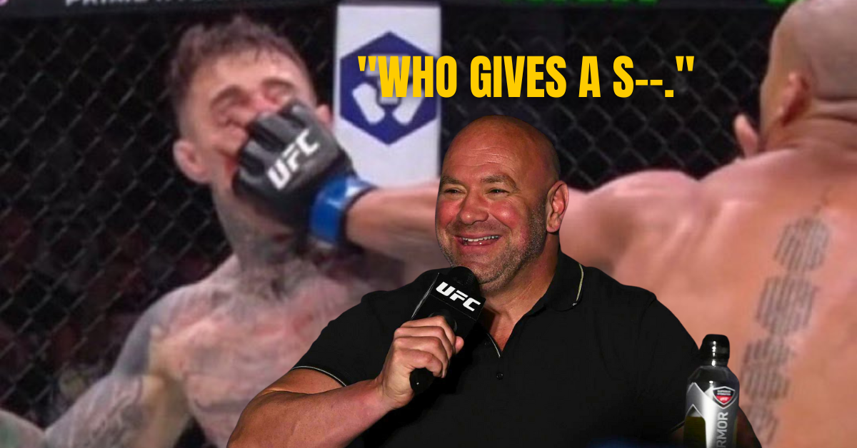 Dana White Responds to Eye Poke Controversy: "Who gives a s ...
