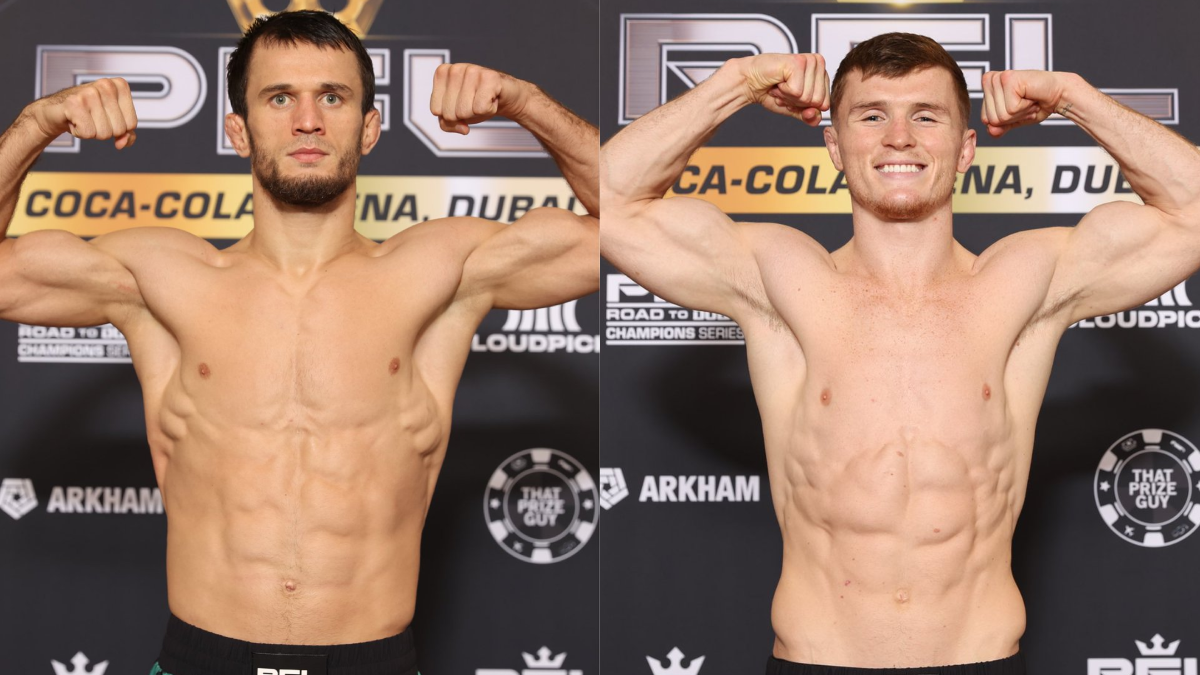 PFL Champions Series: Usman Nurmagomedov vs. Paul Hughes 2 Weigh-In Results