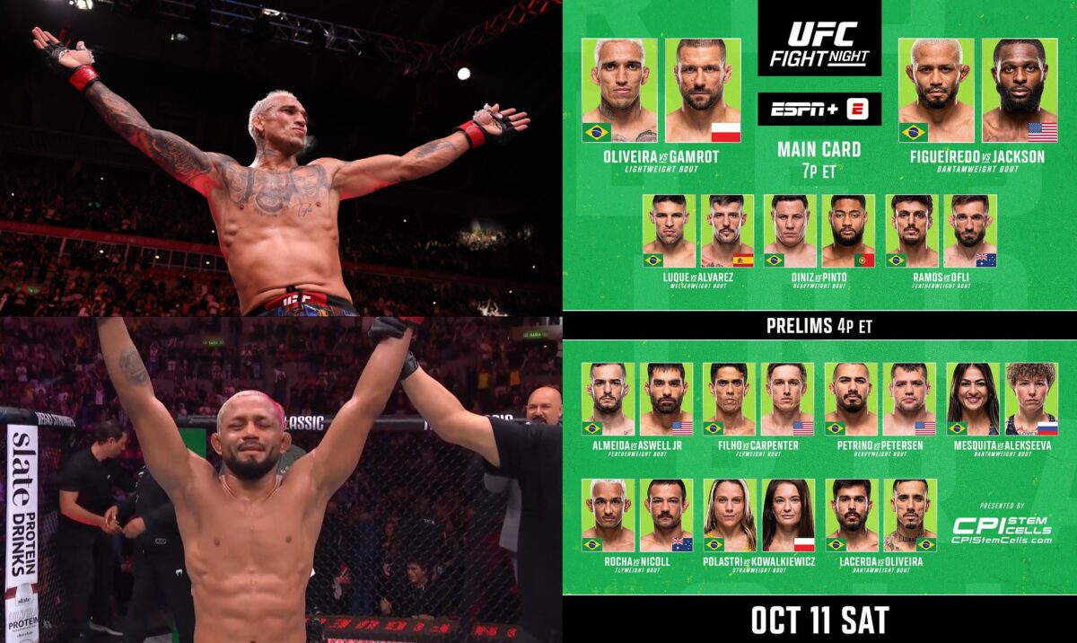 6 Hits And 3 Misses Of UFC Rio: Charles Oliveira vs. Mateusz Gamrot