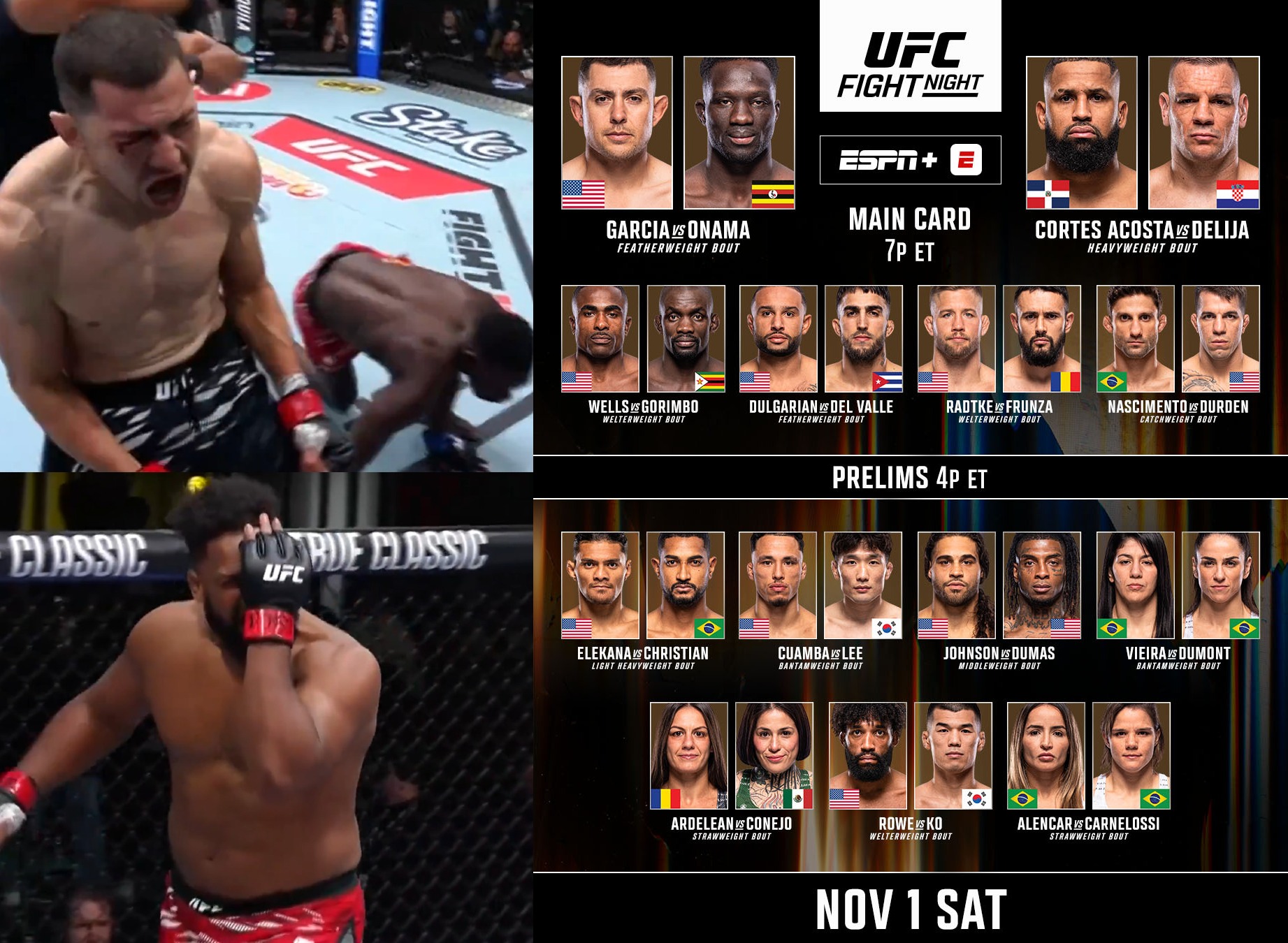 3 Hits And 6 Misses From UFC Vegas 110: Steve Garcia vs. David Onama ...