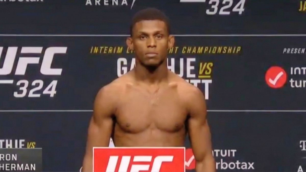 Cameron Smotherman Collapses at UFC 324 Weigh-In, Fight Cancelled | MMA ...